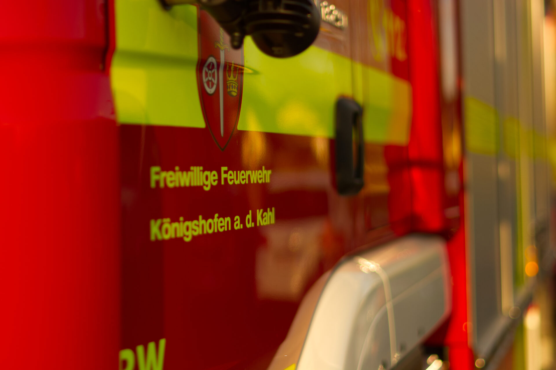 Leitersturz in Blankenbach - Freiwillige Feuerwehr Königshofen an der Kahl